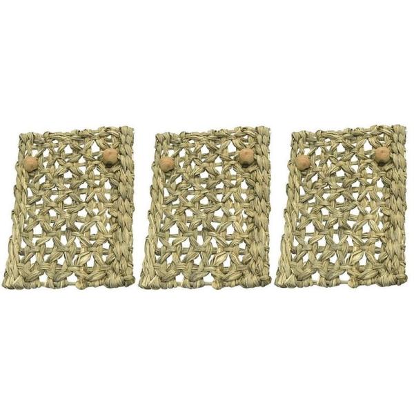 【商品名】　川井 KAWAI ハングトイ チモシーボード M (ウッドネジ2P付き) うさぎ モルモット おもちゃ ×3個 (まとめ買い) 【商品説明】　・お徳用 Mサイズ（ウッドネジ2コ付き）×3セット・ほどよい隙間で、ガジガジしやすい。...