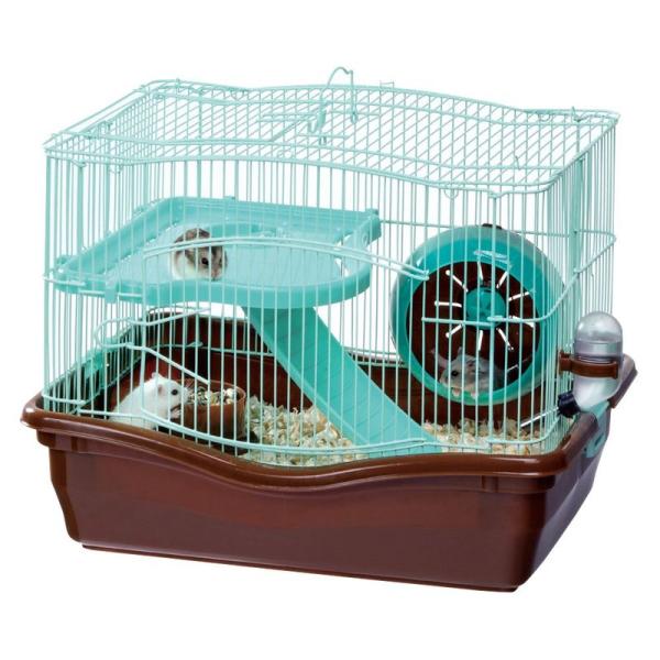 【商品名】　マルカン ミントチョコハウス 2階フロア付き ブラウン 【商品説明】　・原産国:中華人民共和国・本体サイズ (幅X奥行X高さ) :42.5×32×32cm・本体重量 :1500g 【サイズ】　高さ : 14.50 cm　横幅 :...