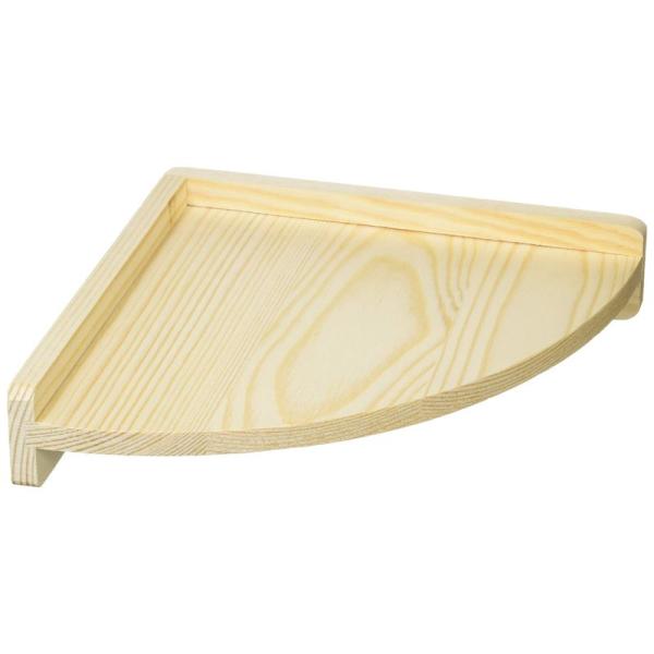 【商品名】　ナチュラルペットフーズ 小動物のウッドステージ コーナー 【商品説明】　・原産国:中華人民共和国・本体サイズ (幅X奥行X高さ) :18×18×4cm・本体重量:0.205kg 【サイズ】　高さ : 1.40 cm　横幅 : 1...