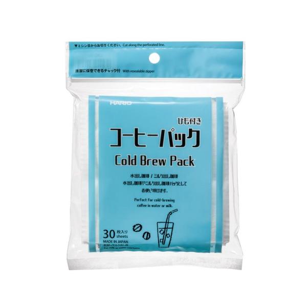 【商品名】　HARIO ひも付きコーヒーパック Cold Brew Pack 30枚入 CPC-30 【商品説明】　・製品サイズ 幅 135 × 奥行 20 × 高 185 mm 【サイズ】　高さ : 2.00 cm　横幅 : 12.30 ...
