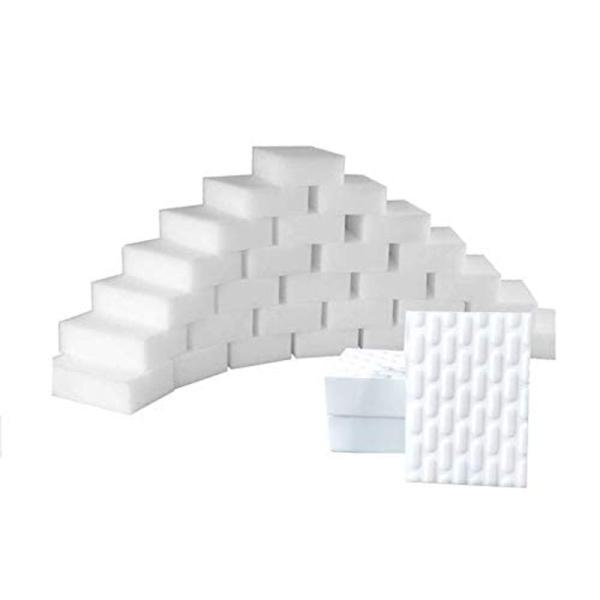 【商品名】　IUM? メラミンスポンジ 40個セット メラミンスポンジ 業務用 洗剤なしでキレイに 2倍圧縮タイプ 圧縮 メラミン スポンジ 水で汚れ落 【商品説明】　・IUME【2倍圧縮タイプ】2倍圧縮で密度が普通のメラミンスポンジにより...