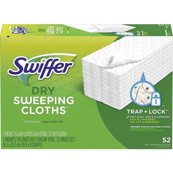 【商品名】　Swiffer Sweeper Dry Sweepingパッド、マルチサーフェスリフィルDusters用床モップ、無香料、52カウント 【商品説明】　・Swiffer Sweeper Dryクロスで乾いたものを掴んだら、Swee...