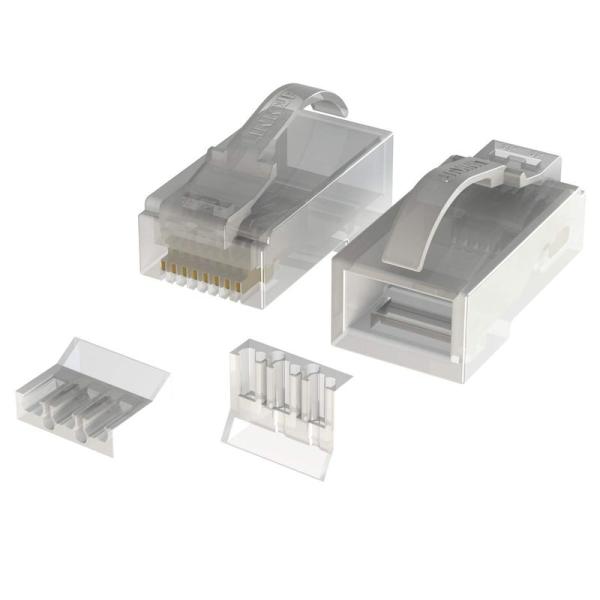 【商品名】　LINKUP Snagless RJ45 Cat6 UTP コネクタ|イーサネット Cat 6 8P8C プラグ| UTP ギガビット ラウ 【商品説明】　・【品質の構築】より線と単線での使用も信頼性の高い性能を発揮できる3ピン...