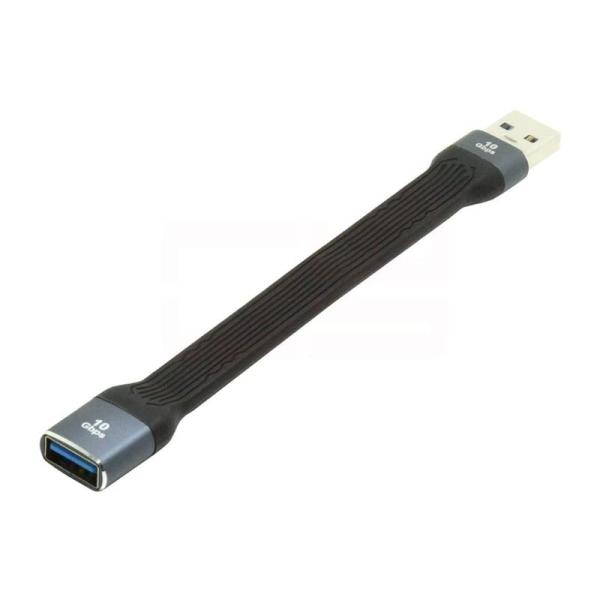 【商品名】　NFHK 10Gbps USB 3.1 Type A メス - USB3.0 Type A オス 延長 フラット スリム FPC データケー 【商品説明】　・10Gbps USB 3.1 Type A メス - USB3.0 T...