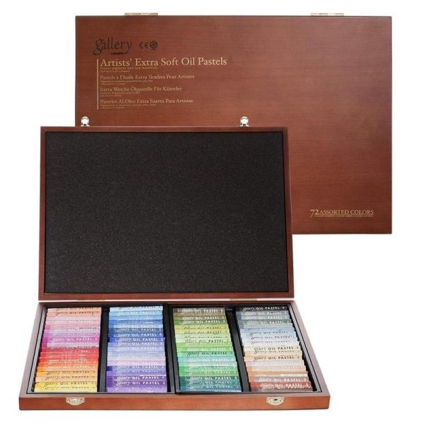 【商品名】　Mungyo Gallery Soft Oil Pastels Wood Box Set of 72 - Assorted Colors b 【商品説明】　・Mungyo 【サイズ】　高さ : 3.20 cm　横幅 : 24.6...