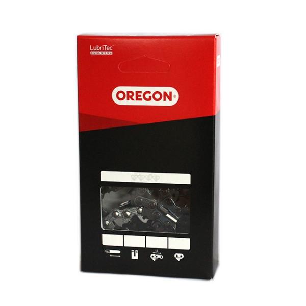 ■ 商品説明 ■当商品はOREGON(オレゴン)純正のチェーンソー 替刃（チェーン刃）です。チゼル型(角刃)のカッターを採用しているため、切削スピードの速さが特徴です。カッターとタイストラップにオレゴン独自の低振動機構として知られるバイブバ...