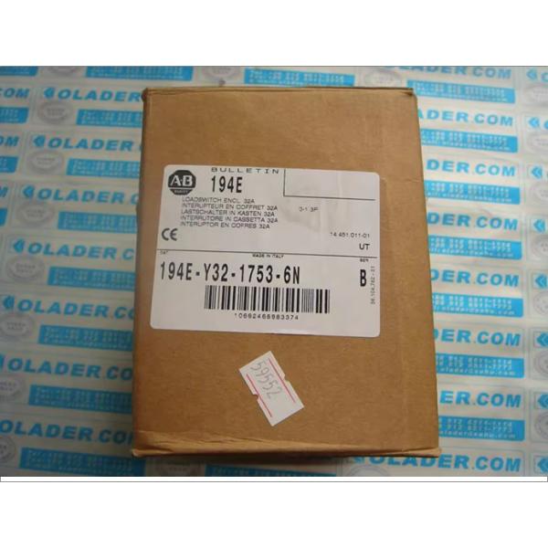 1pcs New ALLEN-BRADLEY 194E-Y32-1753-6N AB OLADER1PCS New Allen-Bradley 194E-Y32-1753-6N AB Olader