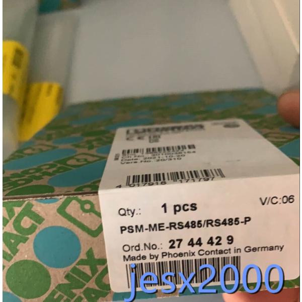 1PC NEW Phoenix PSM-ME-RS485/RS485-P 27444291PC新しいフェニックスPSM-ME-RS485/RS485-P 2744429