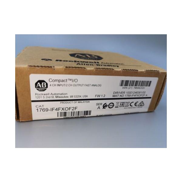 Sealed Allen-Bradley 1769-IF4FXOF2F Ser A CompactLogix I/O Module密閉Allen-Bradley1769-IF4FXOF2F Ser A CompactLogix I/Oモジュール