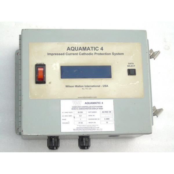 AQUAMATIC 4 IMPRESSED CURRENT CATHODIC PROTECTION SYSTEM WILSON WALTON USA ICCPAquamatic 4感銘を受けた現在の陰極保護システムウィルソンウォルトUSA ...