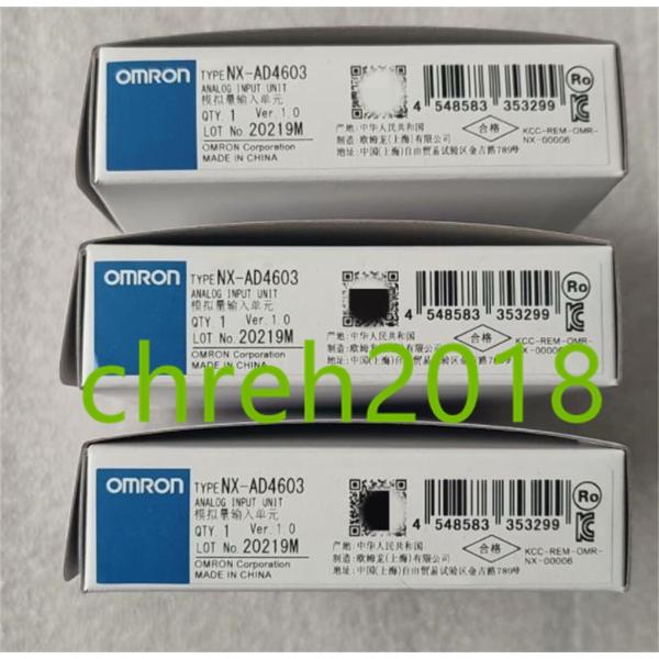 1 PCS  Omron NX Series analog input unit NX-AD46031 PCS OMRON NXシリーズアナログ入力ユニットNX-AD4603