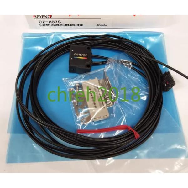 1 PCS NEW Keyence Optoelectronic Fiber Optic RGB Color Code Sensor CZ-H37S1 個の新しいキーエンス光電子ファイバー光 RGB カラーコードセンサー CZ-H37S