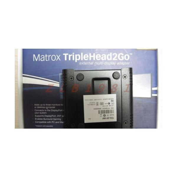 ONE NEW- TripleHead2Go T2G-DP-MIF DP version of the three-screen multi-sc #D31つのNew-TripleHead2Go T2G-DP-MIF DPバージョン3スクリ...