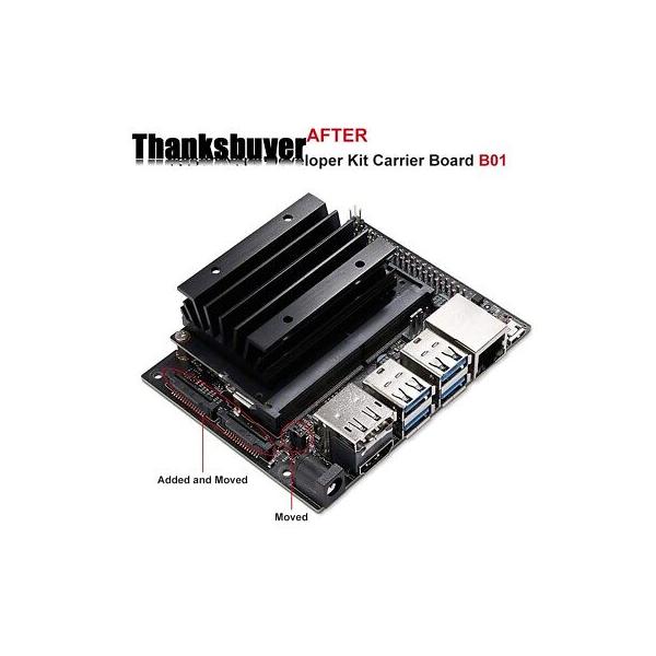 For Jetson NANO Developer Kit B01 AI Robot Development Board Linux Demo BoardJetson Nano開発者キットB01 AIロボット開発ボードLinuxデモボード用