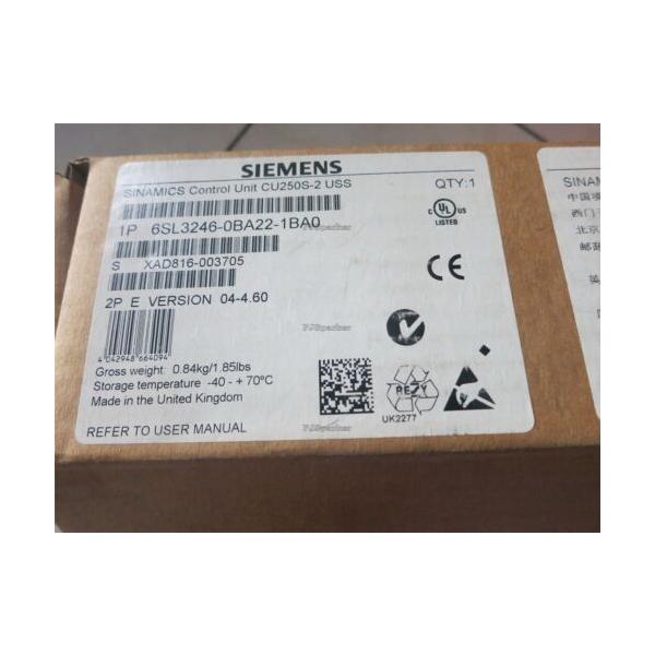 Sinamics G120 Control Unit 6SL3246-0BA22-1BA0 (6SL32460BA221BA0) Nib vo #A6SINAMICS G120コントロールユニット6SL3246-0BA22-1BA0（6SL...