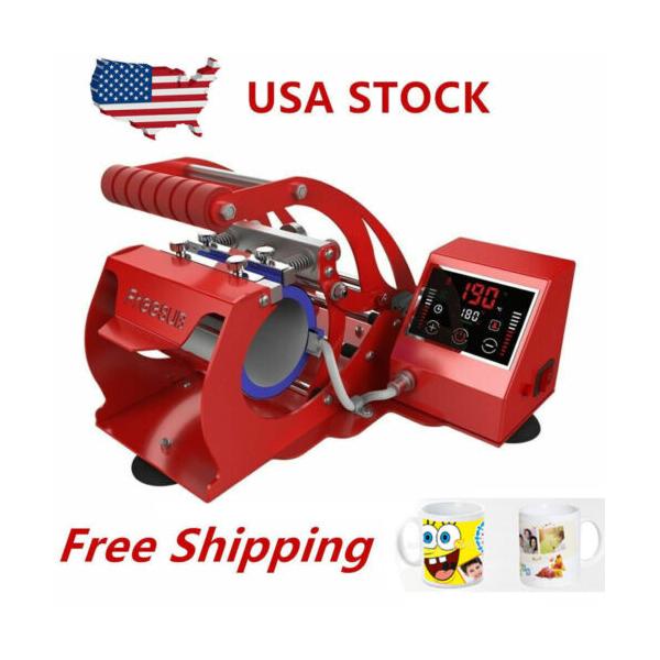 Smart Mug Heat Press Heat Transfer Machine Mini for 11OZ Coffee Cups Sublimationスマートマグヒートプレスヒートトランスファーマシンミニ11オンスコーヒーカップの昇華