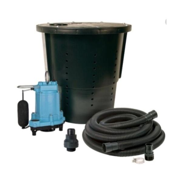 NEW LITTLE GIANT 1/3 hp Crawlspace Pump FULL System CS-SS 14940655 010121113381新しいリトルジャイアント1/3 HPクロールスペースポンプフルシステムCS-SS ...