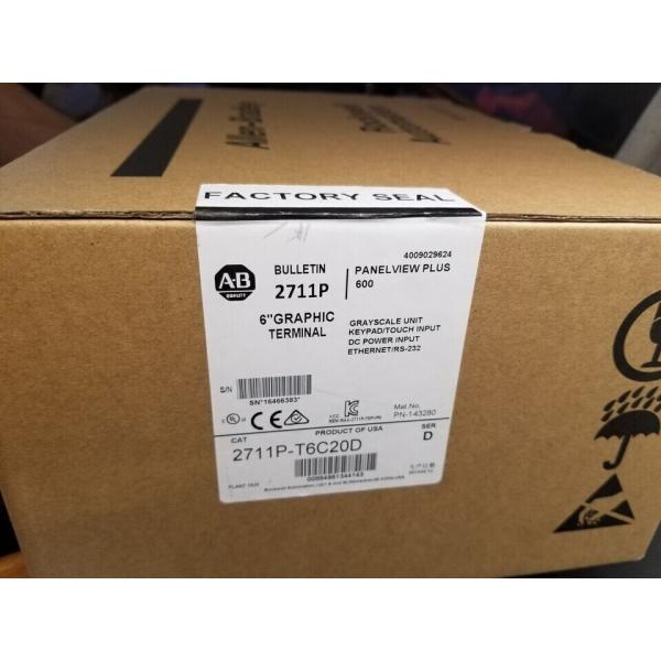 New AB 2711P-T6C20D PanelView Plus 600 AB 2711PT6C20D Factory Sealed新しいAB 2711P-T6C20D PANELVIEW PLUS 600 AB 2711PT6C20D...