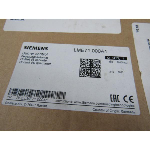 SIEMENS LME71.000A1 MICROPROCESSOR BURN CONTROL MODULE ***NIB***シーメンス LME71.000A1 マイクロプロセッサー燃焼制御モジュール ***NIB***