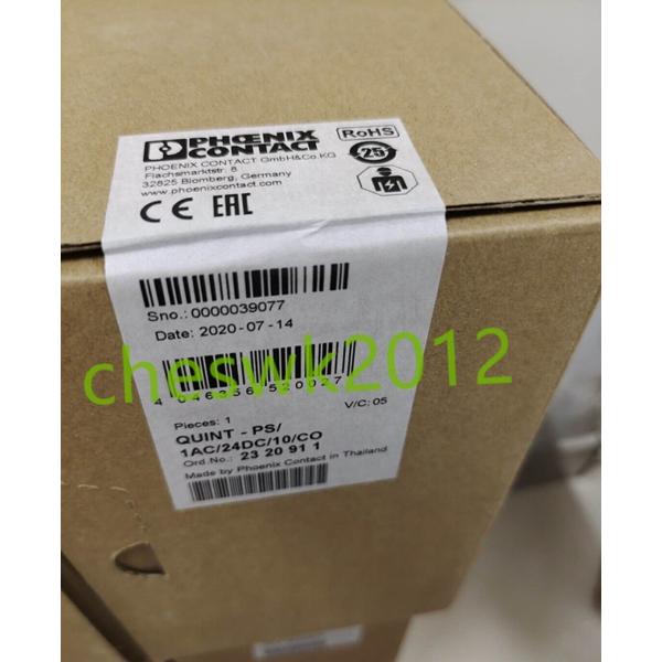 1 PCS Phoenix power supply QUINT-PS/1AC/24DC/10/CO 23209111 個フェニックス電源 QUINT-PS/1AC/24DC/10/CO 2320911