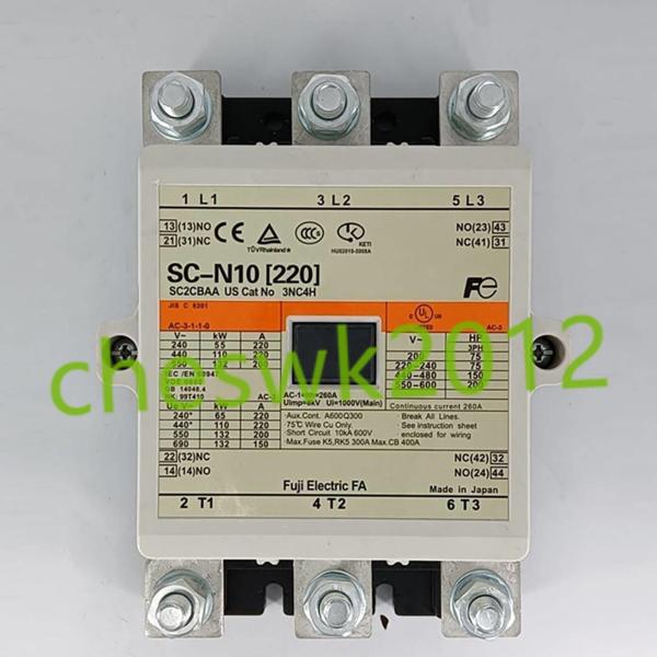 1 pcs FUJI Alternating current SCN10 220 VAC1 個 FUJI 交流 SCN10 220 VAC