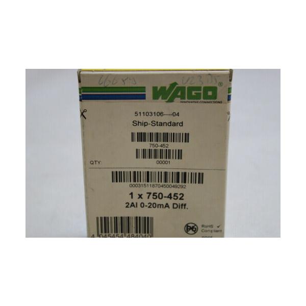 1PC New Wago 750-452 Buscoupler DeviceNet Module PLC Adapter1PC新しいWAGO 750-452 Buscoupler Devicenet Module PLCアダプター