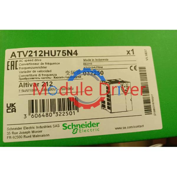 NEW Schneider Electric Factory Sealed ATV212HU75N4 Altivar 212 AC speed drive新品シュナイダーエレクトリック工場密封型 ATV212HU75N4 Altivar 2...
