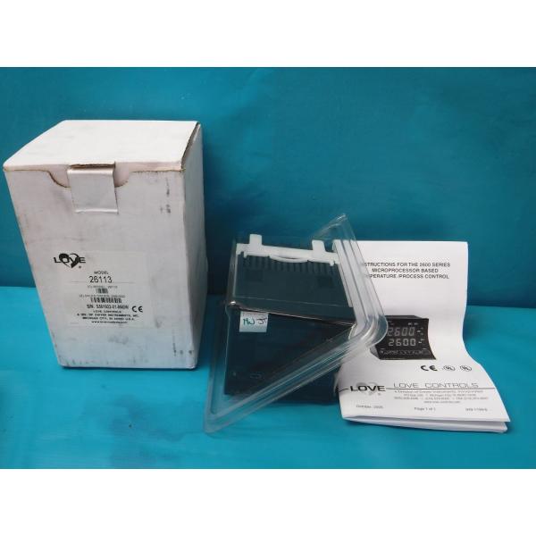NEW LOVE CONTROLS 26113 SERIES 2600 MICROPROCESSOR BASED TEMP PROCESS CONTROLNew Love Controls 26113シリーズ2600マイクロプロセッサベース...