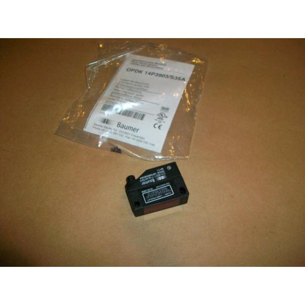 BAUMER ELECTRIC LASER SENSOR CH-8501  OPDK 14P3903/S35A   NEWBaumer Electric LaserセンサーCH-8501 OPDK 14P3903/S35A NEW