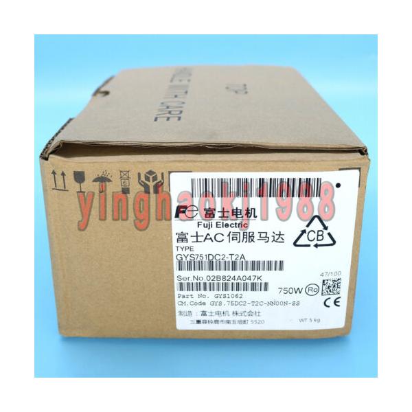 For FUJI Servo Motor GYS751DC2-T2A  #A1富士サーボモーターGYS751DC2-T2A＃A1の場合