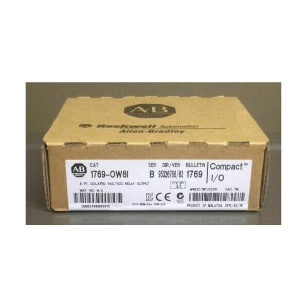 UPS  Allen-Bradley 1769-OW8I SER B CompactLogix Relay Output ModuleUPS Allen-Bradley 1769-OW8i Ser B CompactLogixリレー出力モジュール