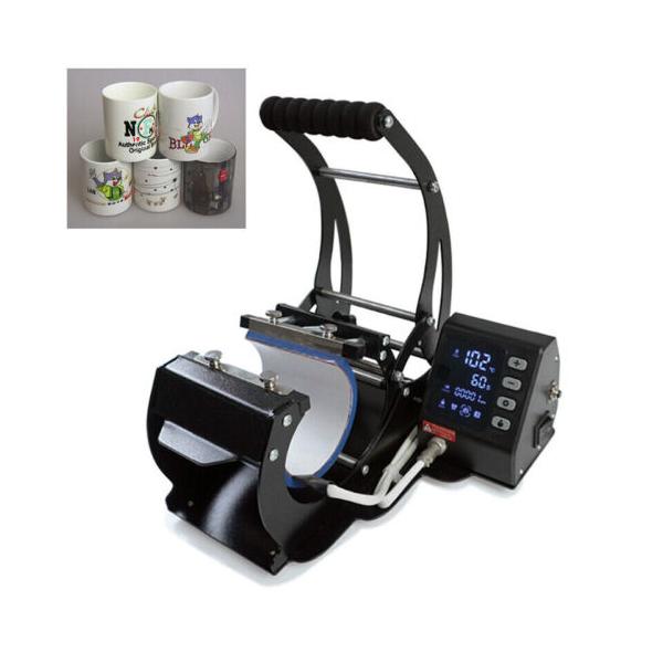 Black SMART 11OZ Heat Press Transfer Machine Cup Coffee Mug 3D Sublimation Newlyブラックスマート11オンスヒートプレストランスファーカップコーヒーマグ3D昇華