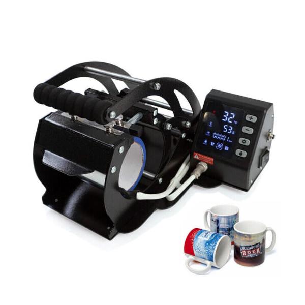 Black SMART 11OZ Heat Press Transfer Machine Cup Coffee Mug 3D Sublimation #A6ブラックスマート11オンスヒートプレストランスファーカップコーヒーマグ3D昇華＃A6