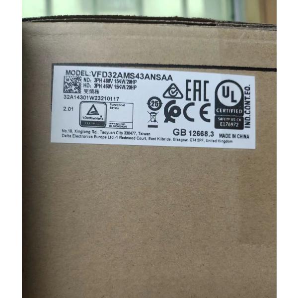 1PC New Delta VFD32AMS43ANSAA Frequency Converter1PCニューデルタVFD32AMS43ANSAA周波数コンバーター
