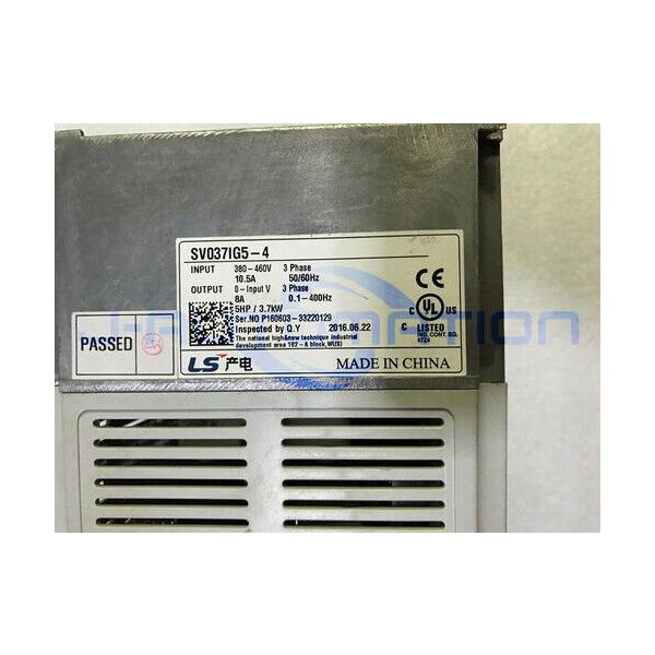 1PCS NEW LS LG Inverter SV037IG5-4 3.7KW 380V1PCS NEW LS LG INVERTER SV037IG5-4 3.7KW 380V