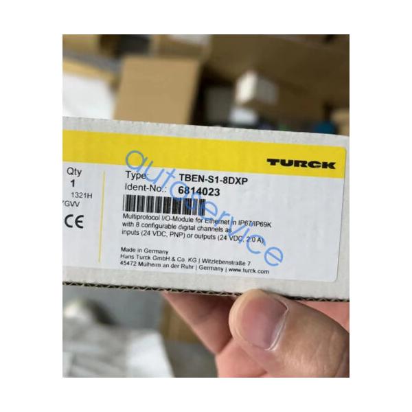 New original Turck TBEN-S1-8DXP Ethernet multi-protocol I/O module新しいオリジナルTurck tben-s1-8dxpイーサネットマルチプロトコルI/Oモジュール