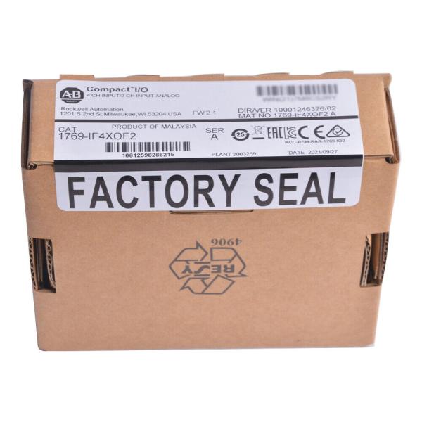 NEW Sealed AB 1769-IF4XOF2 CompactLogix 6 Pt A/I and A/O Module新しいシールされたab 1769-if4xof2 compactlogix 6 pt a/iおよびa/oモジュール