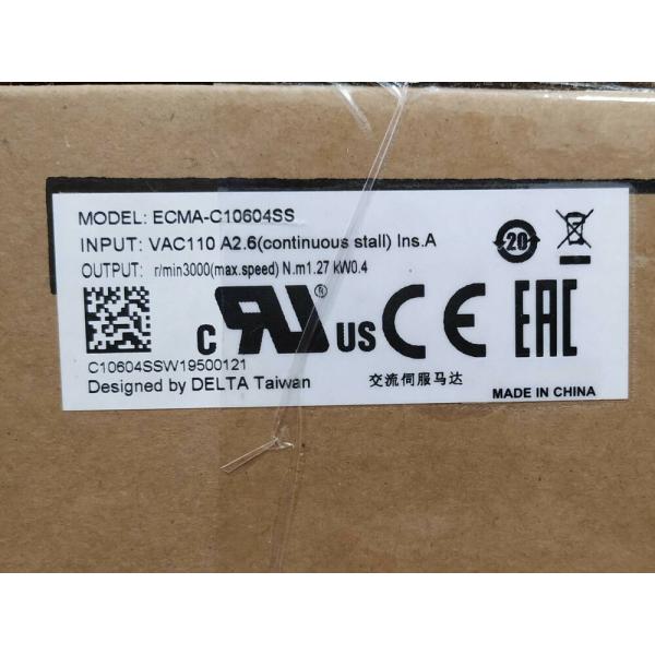1PCS for Delta servo motor ECMA-C10604SS NEWDelta Servo Motor ECMA-C10604SS新品の1PC