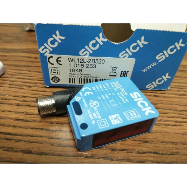 SICK WL12L-2B520 Photoelectric RetroReflective Sensor W12L, 0m-15m, Red Lsr, PNPSICK WL12L-2B520光電気レトレレレオフレフトセンサーW12L、0M...