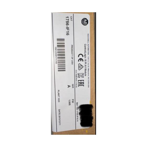 Allen Bradley 1756-IF16 ControlLogix Analog Input Module Series AAllen Bradley 1756-IF16 Controllogixアナログ入力モジュールシリーズa