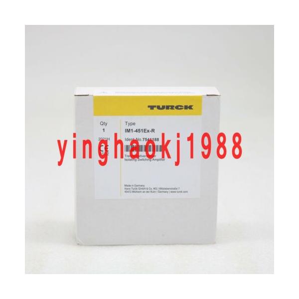 one new TURCK IM1-451EX-R Safety barrier in box   #A71つの新しいTurck IM1-451Ex-Rの安全障壁＃A7