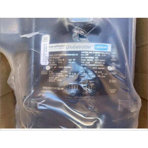 MARATHON MOTORS 3-Phase General Motor, 5 HP 182TTDBD6004 - w/Surface Mountマラソンモーターズ3フェーズ一般モーター、5 hp 182ttdbd6004 -w/surf...