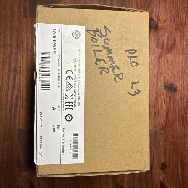 Allen Bradley 1768EWEB SER A Compactlogix Enhanced Web Server ModuleAllen Bradley 1768EWEB SER Compactlogix 拡張 Web サーバー ...