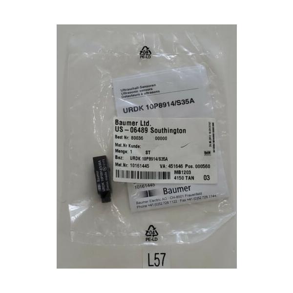 *NEW* Baumer URDK 10P8914/S35A Ultrasonic Retroreflective Sensor +* new* Baumer Urdk 10p8914/s35a超音波再測量センサー +