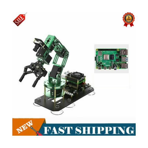 AI Robotic Arm 6 Axis Robot Arm With ROS w/ Mainboard For Raspberry Pi 4B/8GAIロボットアーム6軸ロボットアームとROS w/ raspberry pi 4b/ 8...