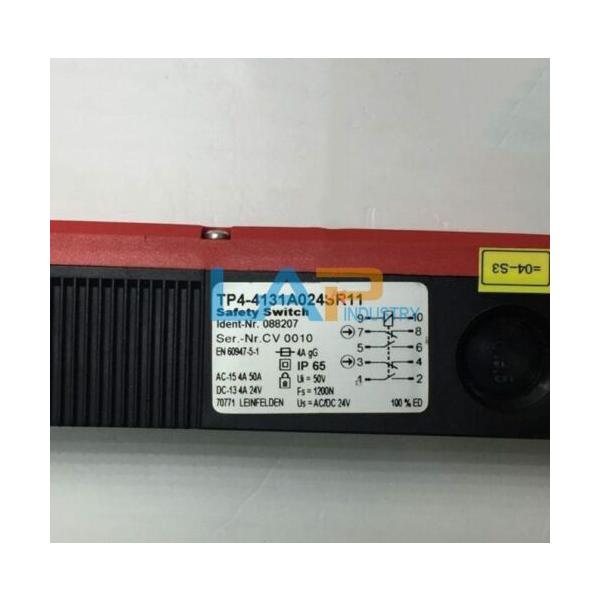 1PCS New For EUCHNER Safety Switch TP4-4131A024SR11 1200N AC/DC 24VEuchner Safety Switch TP4-4131A024SR11 1200N AC/DC 24...
