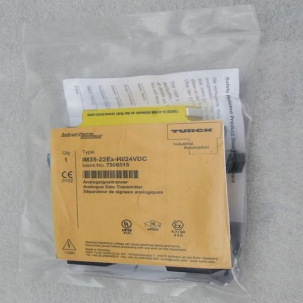 1 PC NEW TURCK module IM35-22EX-HI/24VDC 75065151 PC新しいTurckモジュールIM35-22Ex-HI/24VDC 7506515