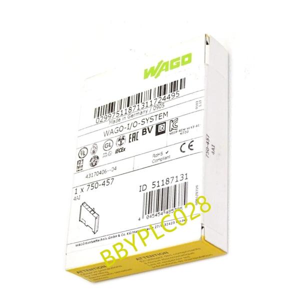 WAGO 750-457 Buscoupler DeviceNet Module PLC Adapter 75045WAGO 750-457 Buscoupler Devicenet Module PLC Adapter 75045