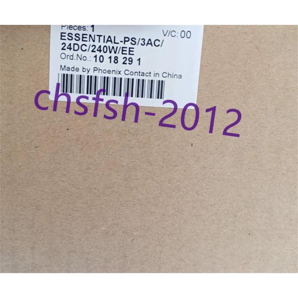 1 PCS NEW Phoenix Power Supply ESSENTIAL-PS/3AC/24DC/240W/EE 10182911 PCS New Phoenix電源Essential-PS/3AC/24DC/240W/EE 101...
