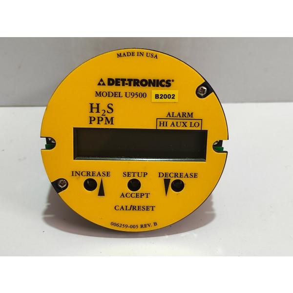 Det Tronics 006265-002 Rev AC Gas Detector Model U9500 B2002 H2S PPMDet Tronics 006265-002 REV ACガス検出器モデルU9500 B2002 H2S...